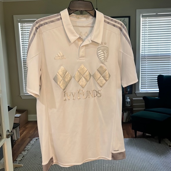 adidas | Shirts | Authentic Sporting Kc Third Kit With Nemeth On Back ...
